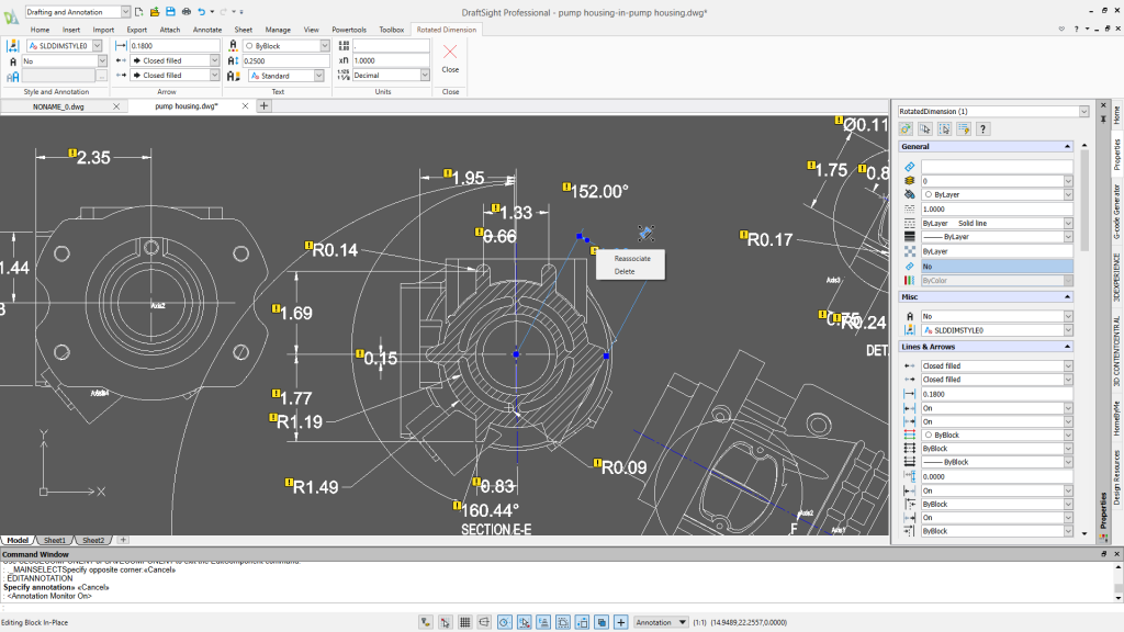 3DEXPERIENCE® DraftSight 2023 新機能