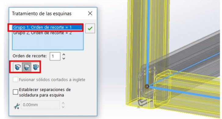 Cambia el diseño de los perfiles con SOLIDWORS