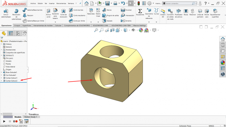 Creando una macro en SOLIDWORKS - SOLIDWORKS CAD 3D