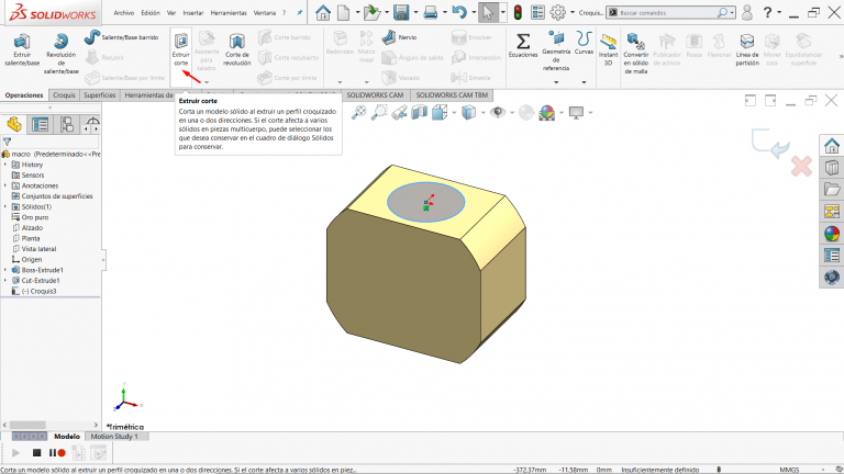 Creando una macro en SOLIDWORKS - SOLIDWORKS CAD 3D