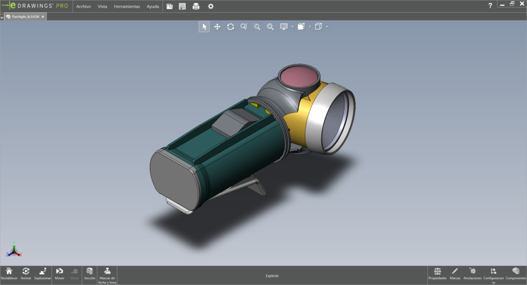 eDrawings el complemento de visualización de SolidWorks