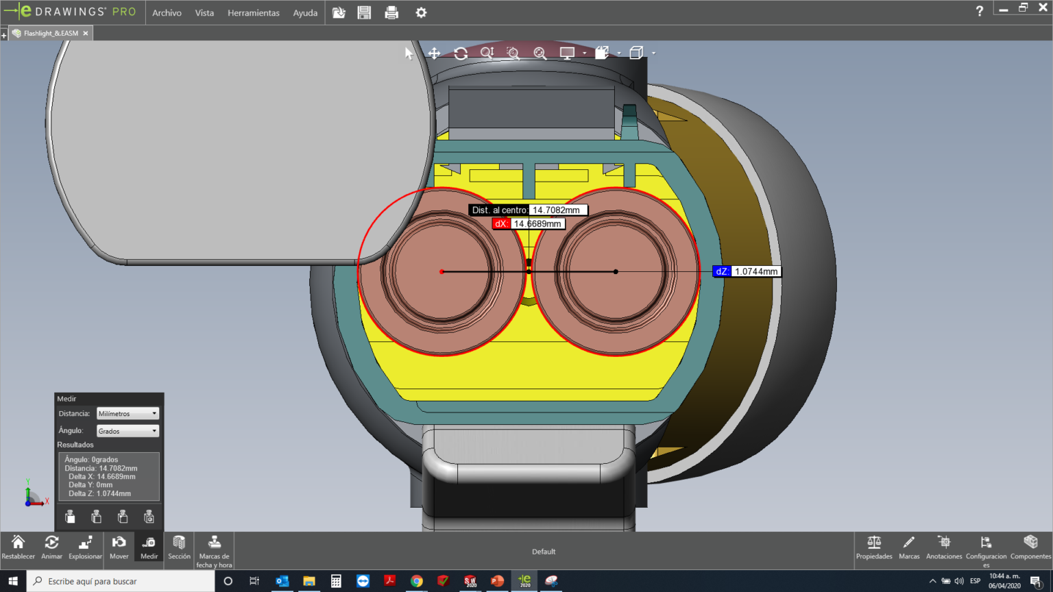 eDrawings el complemento de visualización de SolidWorks