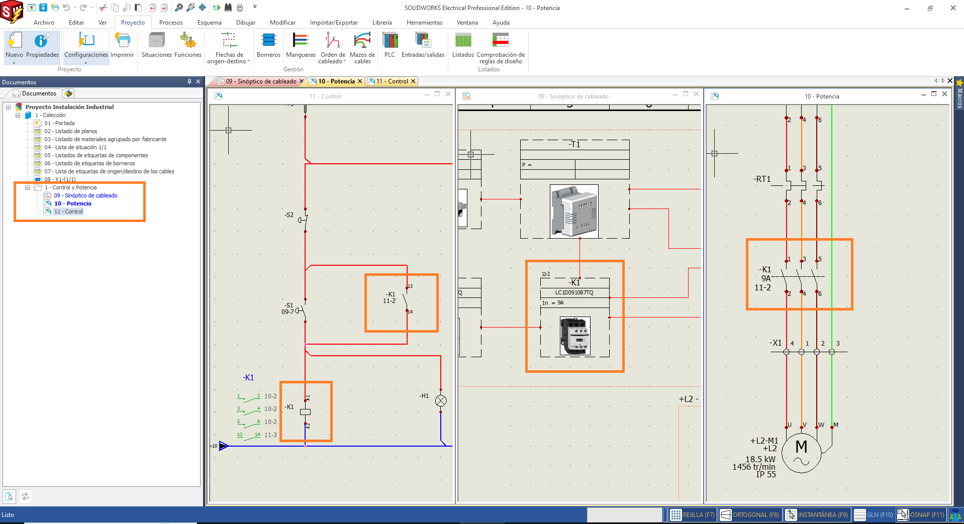 ¿Cómo asociar símbolos y componentes en SOLIDWORKS Electrical?