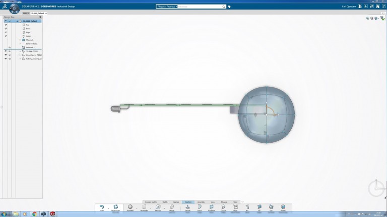 Redesigning a Remote in SOLIDWORKS Industrial Designer