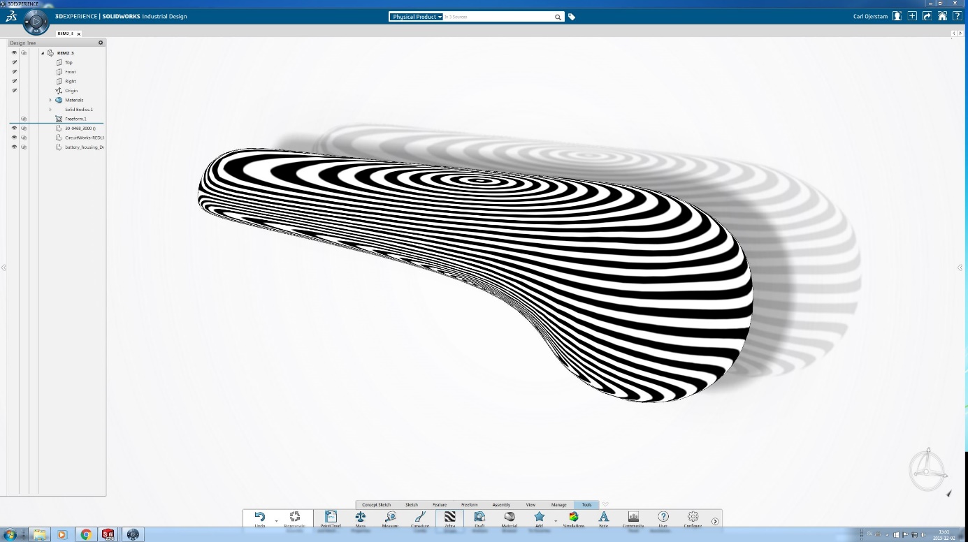 Redesigning a Remote in SOLIDWORKS Industrial Designer