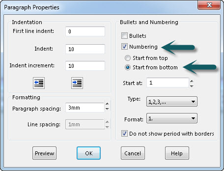 Building General Notes from the Bottom up