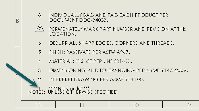 Building General Notes from the Bottom up