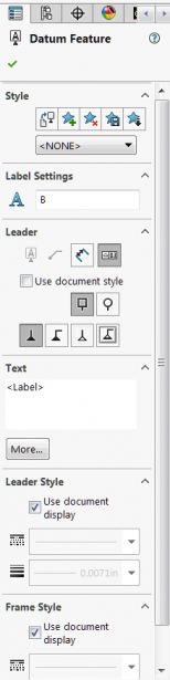 Place Datum Feature Symbols to Your Preference Using SOLIDWORKS MBD