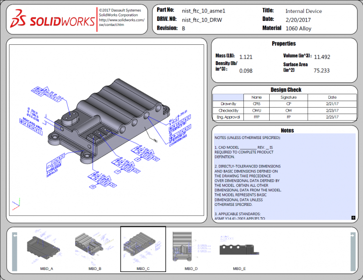 3D PDF sample: National Institute of standards and Technology (NIST ...
