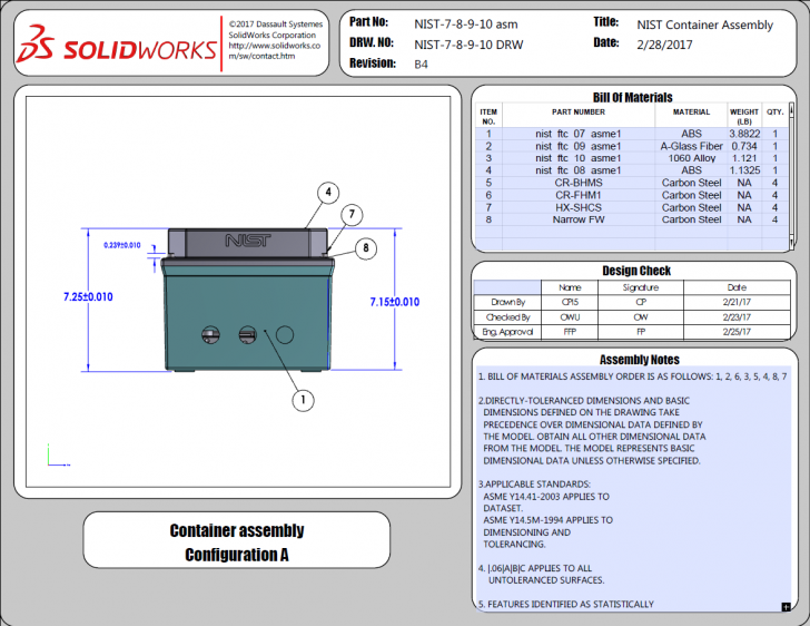 3D PDF sample: National Institute of standards and Technology (NIST ...