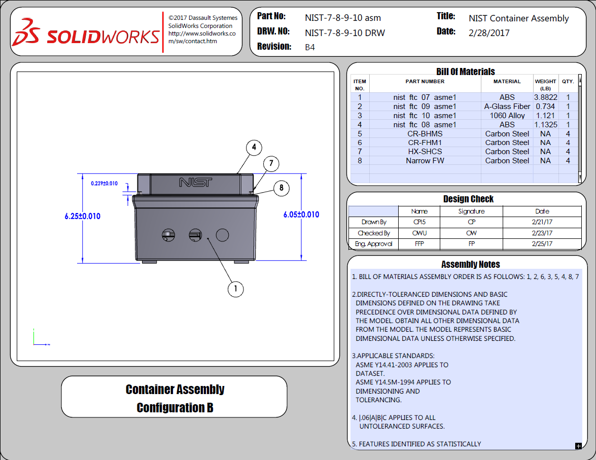 3D PDF sample: National Institute of standards and Technology (NIST ...