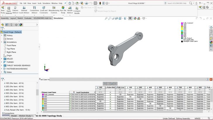 My Highlights of SOLIDWORKS Simulation 2018: the New Toplogy Study