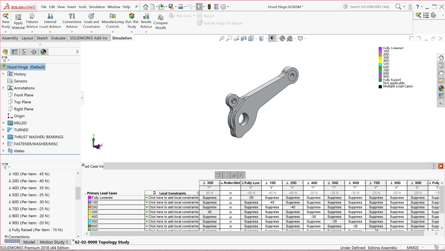 My Highlights of SOLIDWORKS Simulation 2018: the New Toplogy Study