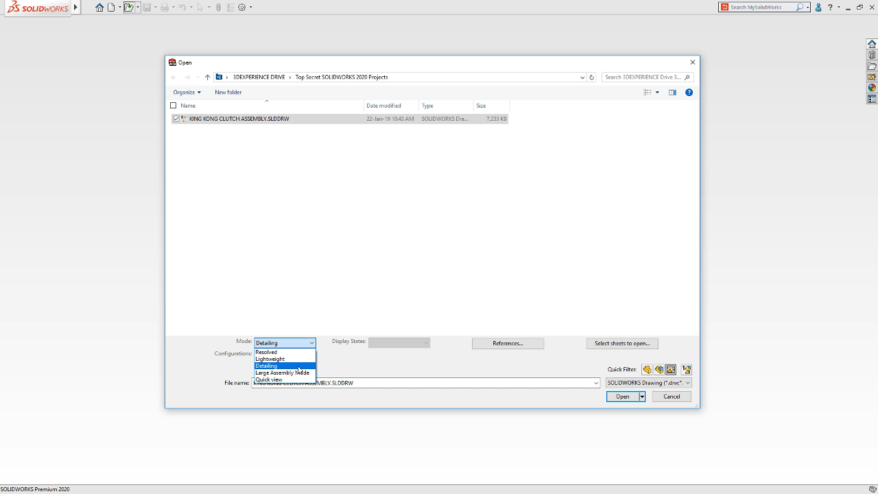 Technology Preview: SOLIDWORKS 2020