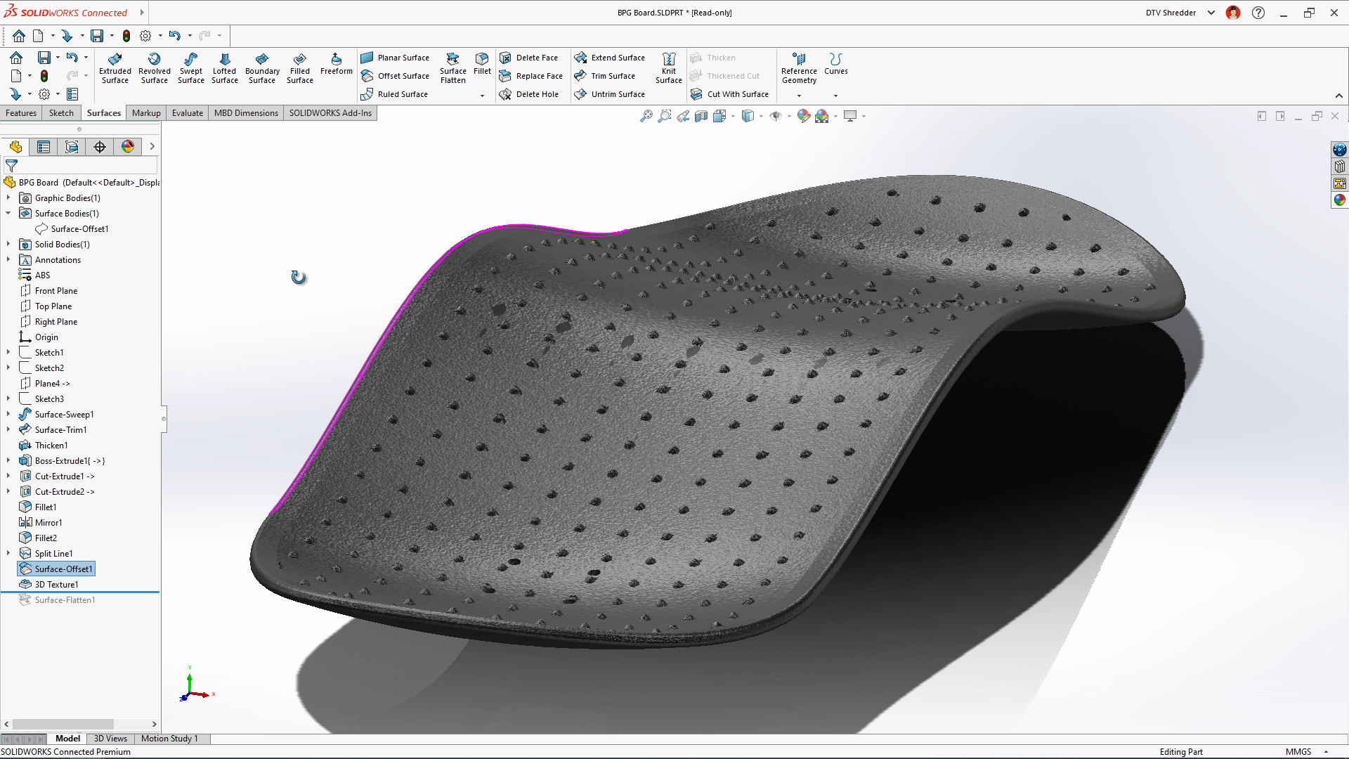 DTV Shredder Part Two: Part Design with 3DEXPERIENCE SOLIDWORKS