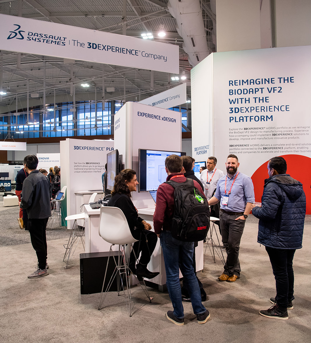 Welcome to the Dassault Systemes Booth at 3DEXPERIENCE World