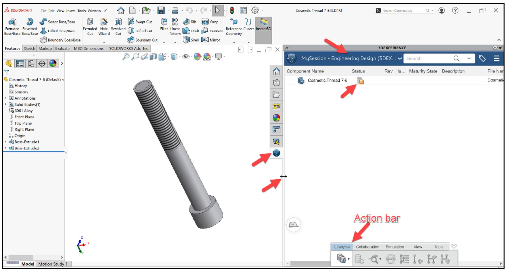 3DEXPERIENCE Works Lesson 2: SOLIDWORKS Save and Revision