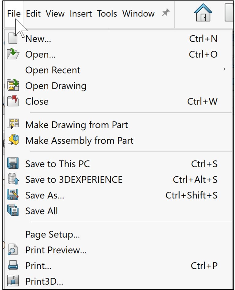 3DEXPERIENCE Works Lesson 2: SOLIDWORKS Save and Revision