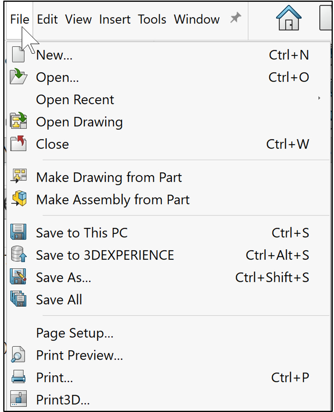 3DEXPERIENCE Works Lesson 2: SOLIDWORKS Save and Revision
