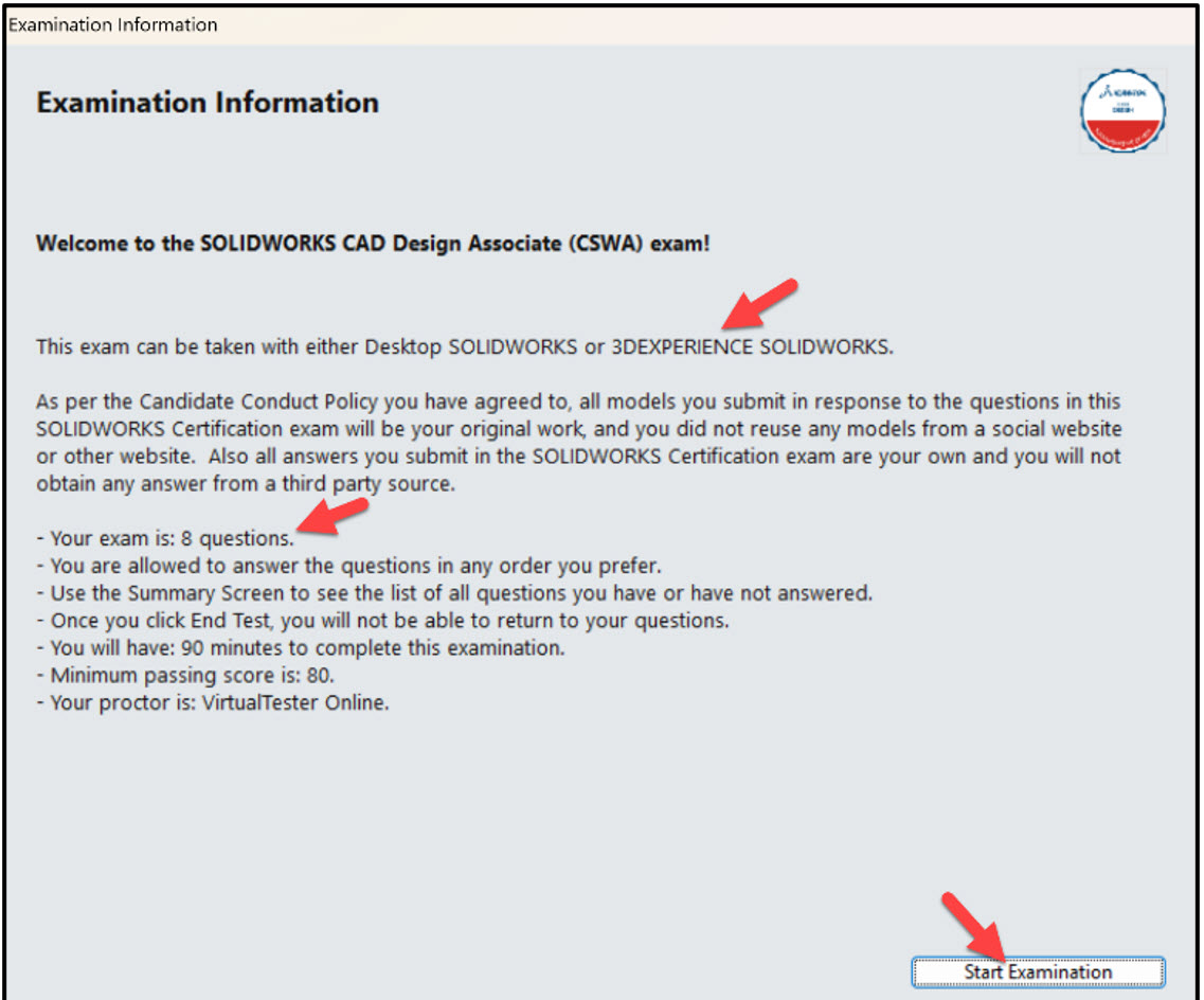 Lesson 7: SOLIDWORKS Academic Certification - CSWA Exam Part 2