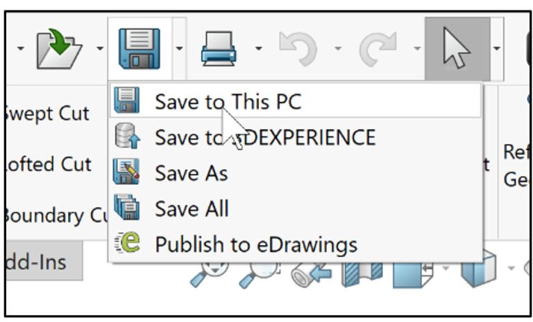 3DEXPERIENCE Works Lesson 2: SOLIDWORKS Save and Revision