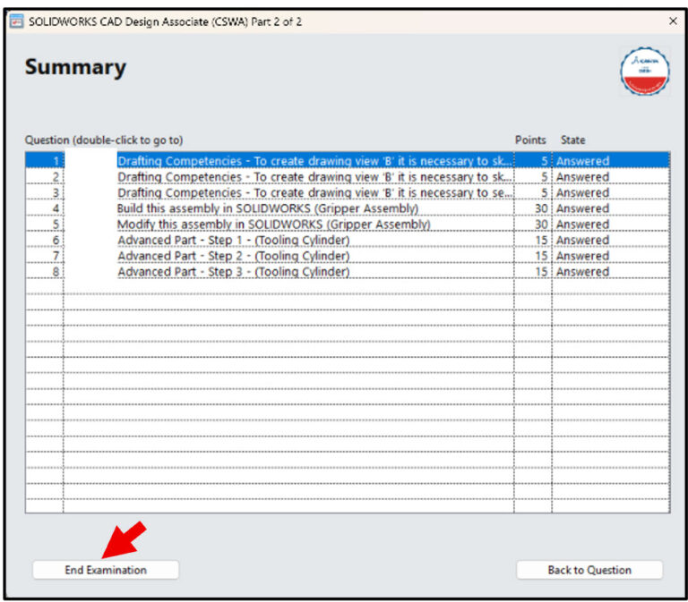 Lesson 7: SOLIDWORKS Academic Certification - CSWA Exam Part 2