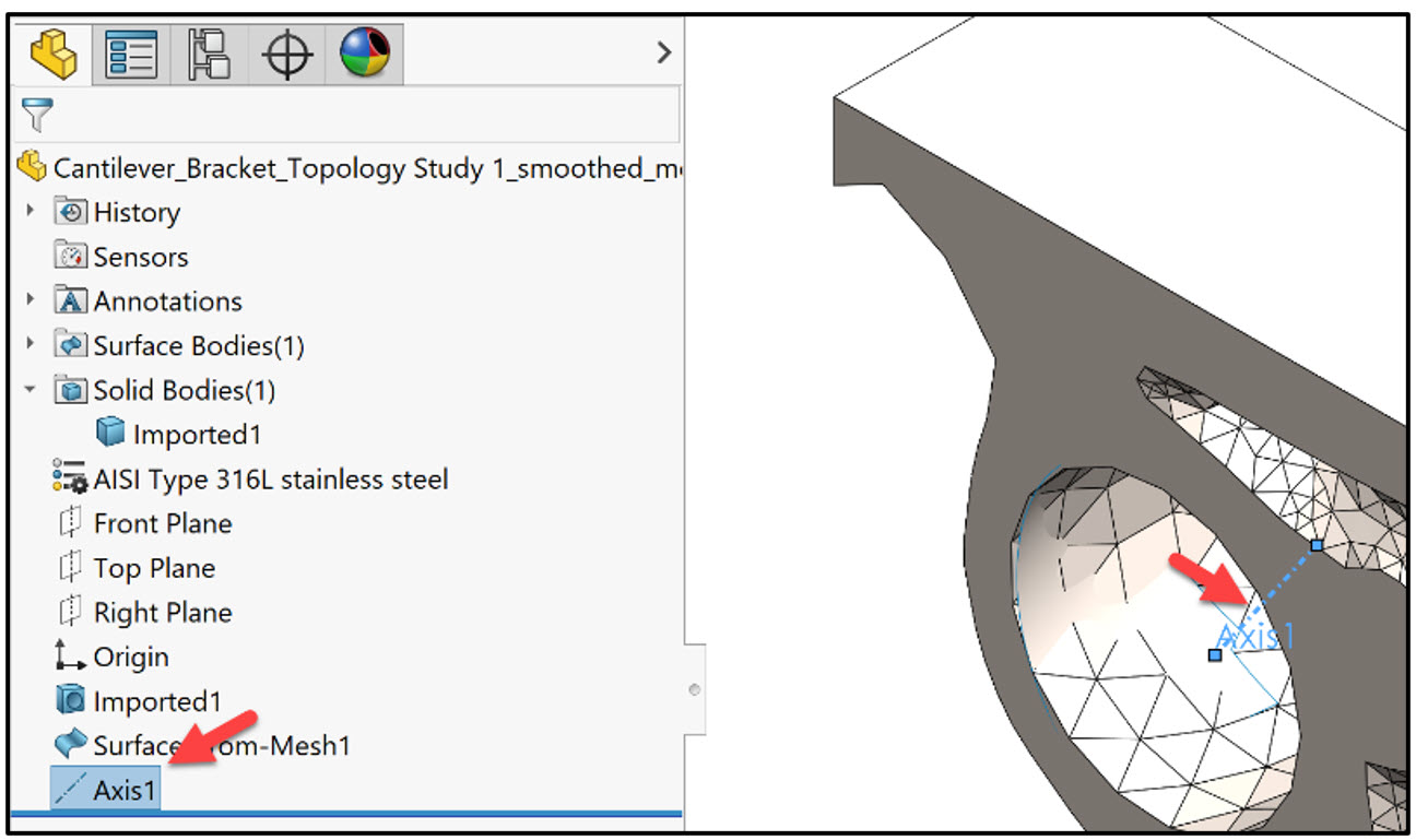 Lesson 4: SOLIDWORKS Mesh Body Modeling Tools