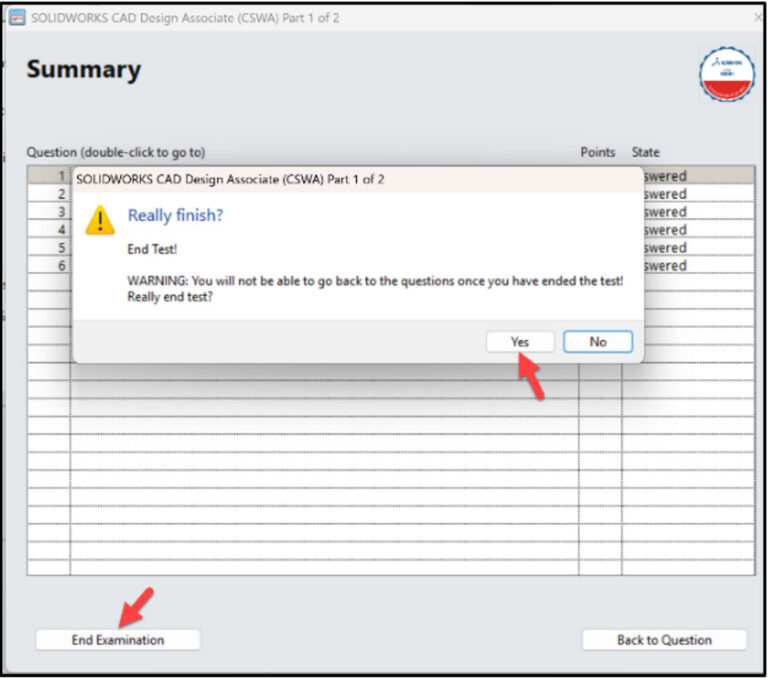 Lesson 6: SOLIDWORKS Academic Certification - CSWA Exam Part 1