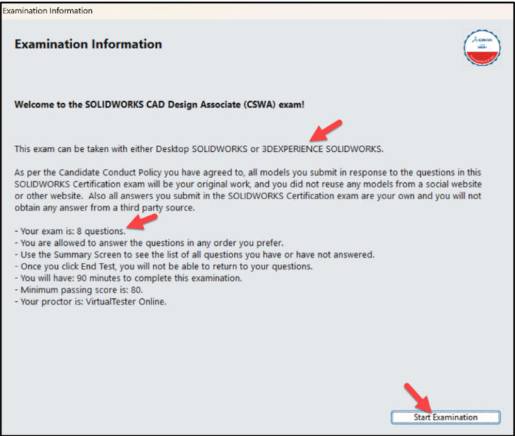 Lesson 7: SOLIDWORKS Academic Certification - CSWA Exam Part 2