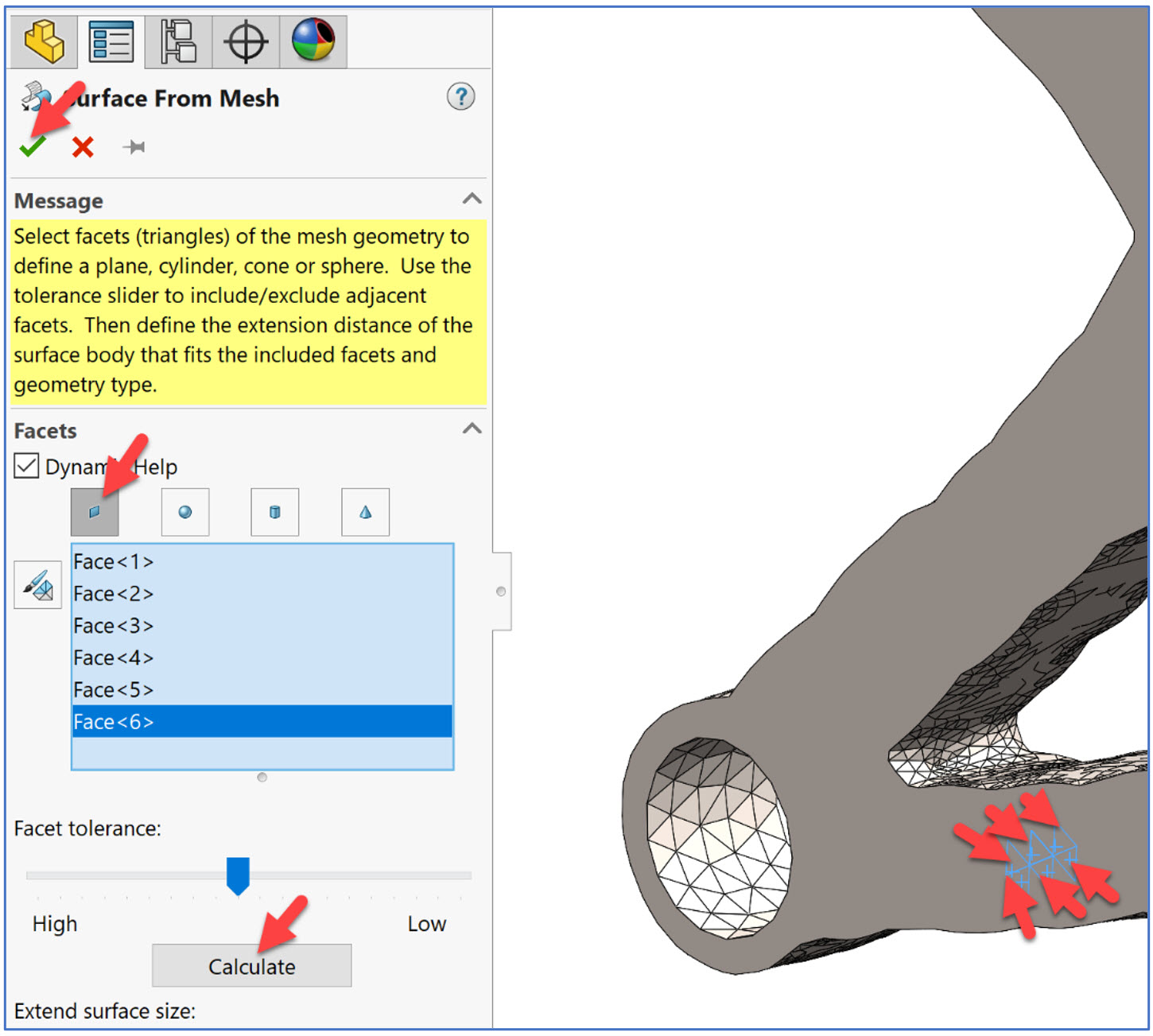 Lesson 4: SOLIDWORKS Mesh Body Modeling Tools