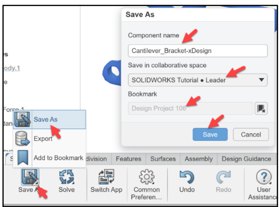 Lesson 6: SOLIDWORKS xDesign - Design Guidance - Load Case Manager