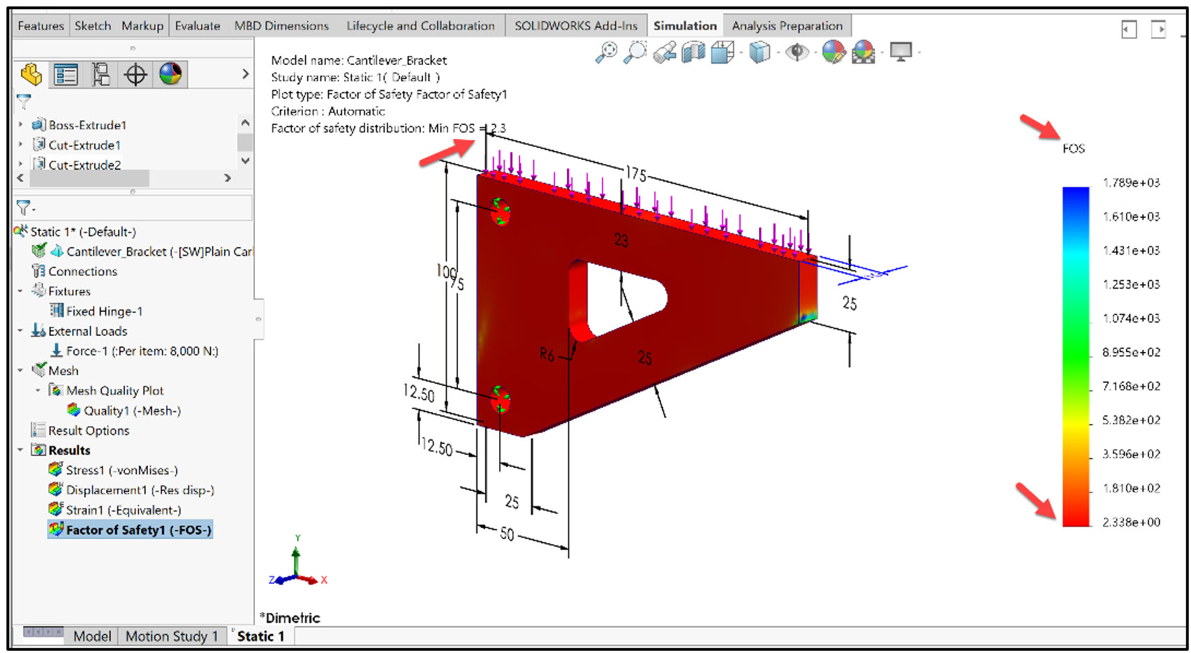 Lesson 1: SOLIDWORKS - Optimization Analysis using a Design Study