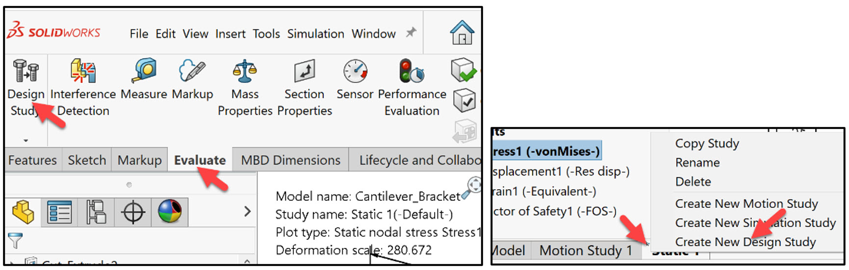 Lesson 1: SOLIDWORKS - Optimization Analysis using a Design Study