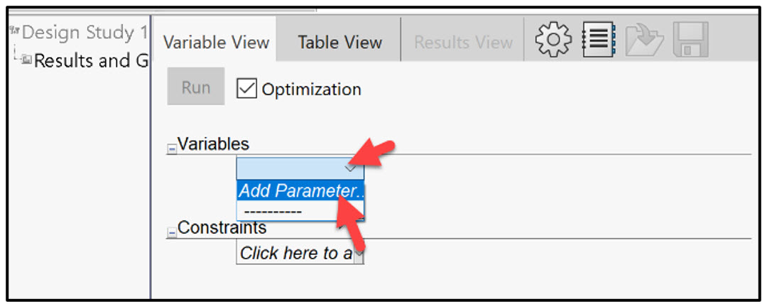 Lesson 1: SOLIDWORKS - Optimization Analysis using a Design Study