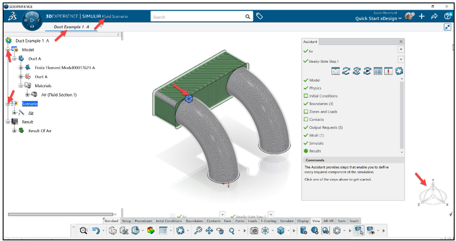 CFD Lesson 5: SOLIDWORKS Duct and 3DEXPERIENCE Fluid Scenario Creation (Part 2)