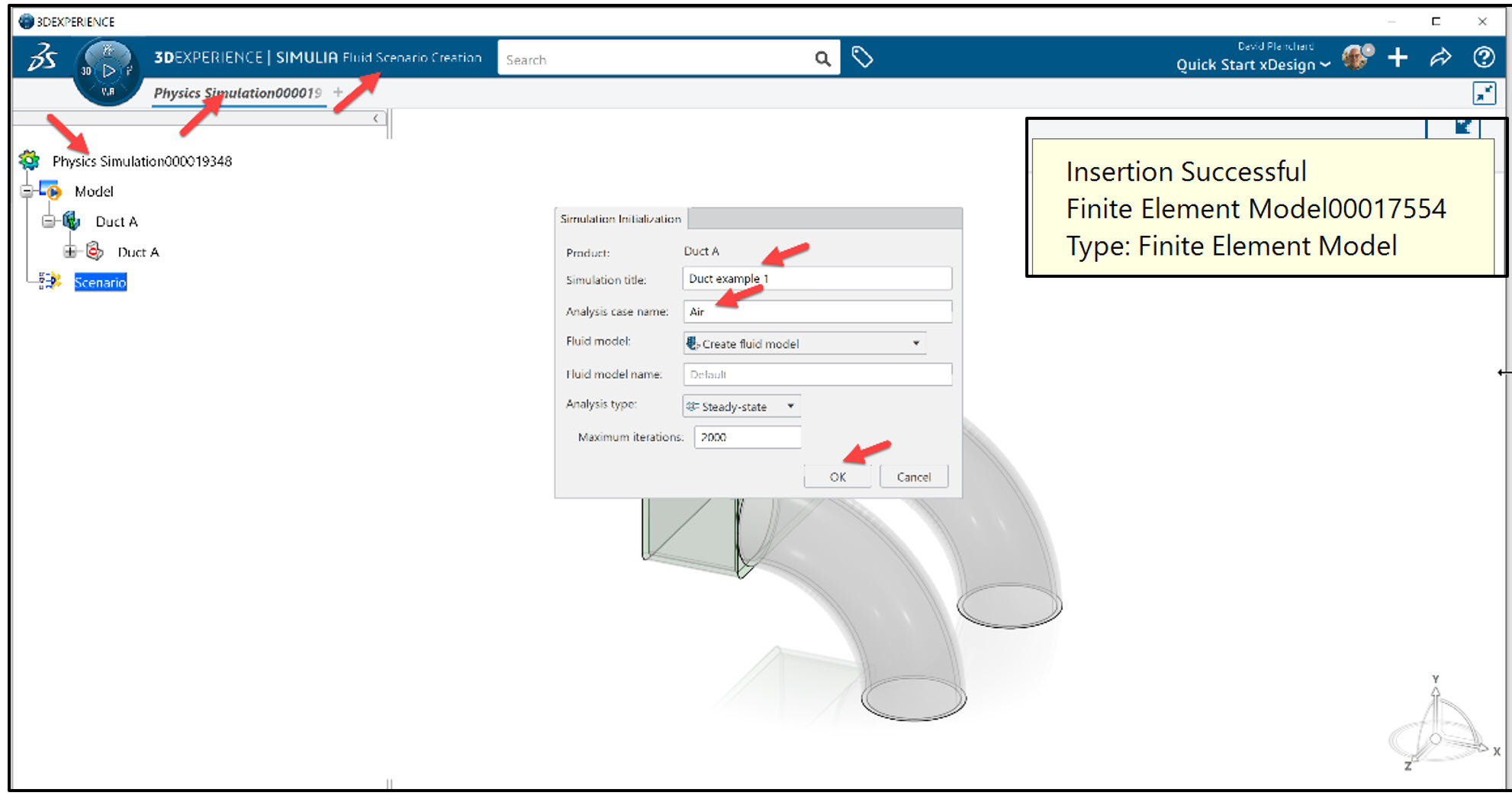 CFD Lesson 4: SOLIDWORKS Duct and 3DEXPERIENCE Fluid Scenario Creation ...