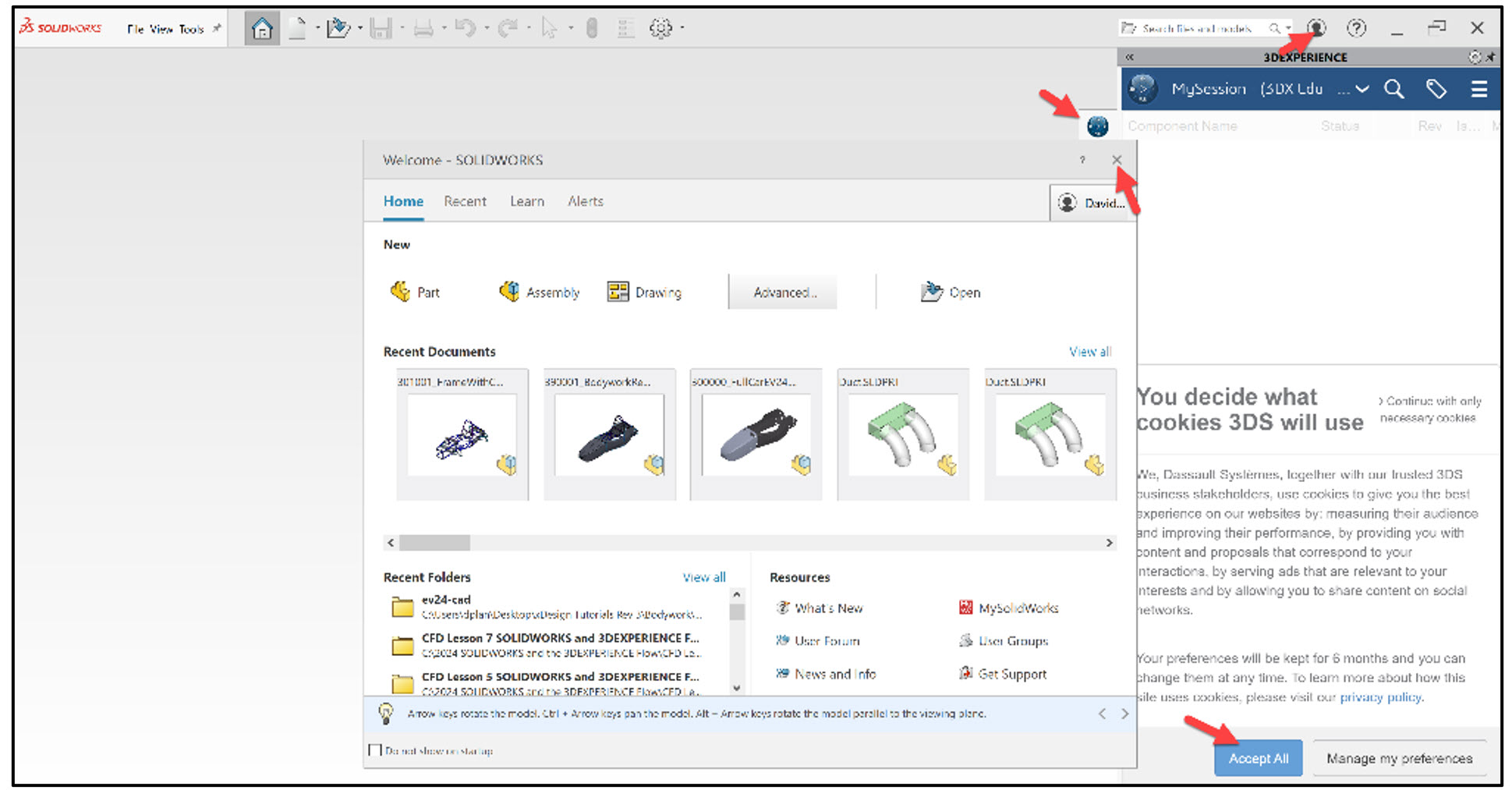 CFD Lesson 5: SOLIDWORKS Duct and 3DEXPERIENCE Fluid Scenario Creation ...