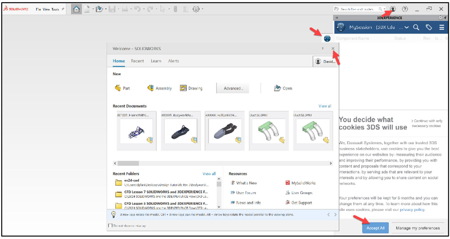 CFD Lesson 6: SOLIDWORKS Race Car and 3DEXPERIENCE Fluid Scenario Creation