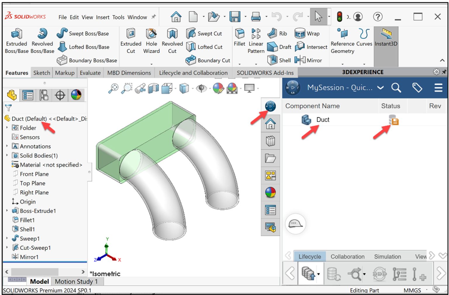 CFD Lesson 4: SOLIDWORKS Duct and 3DEXPERIENCE Fluid Scenario Creation ...