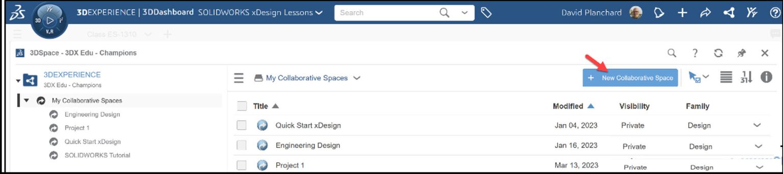 3DEXPERIENCE Works Lesson 5: SOLIDWORKS, Collaborative Space and Bookmarks