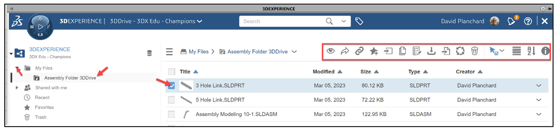 3DEXPERIENCE Works Lesson 8: SOLIDWORKS and 3DDrive