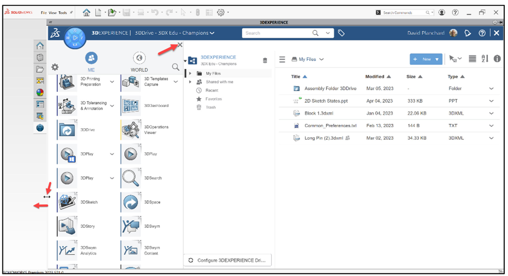 3DEXPERIENCE Works Lesson 8: SOLIDWORKS and 3DDrive