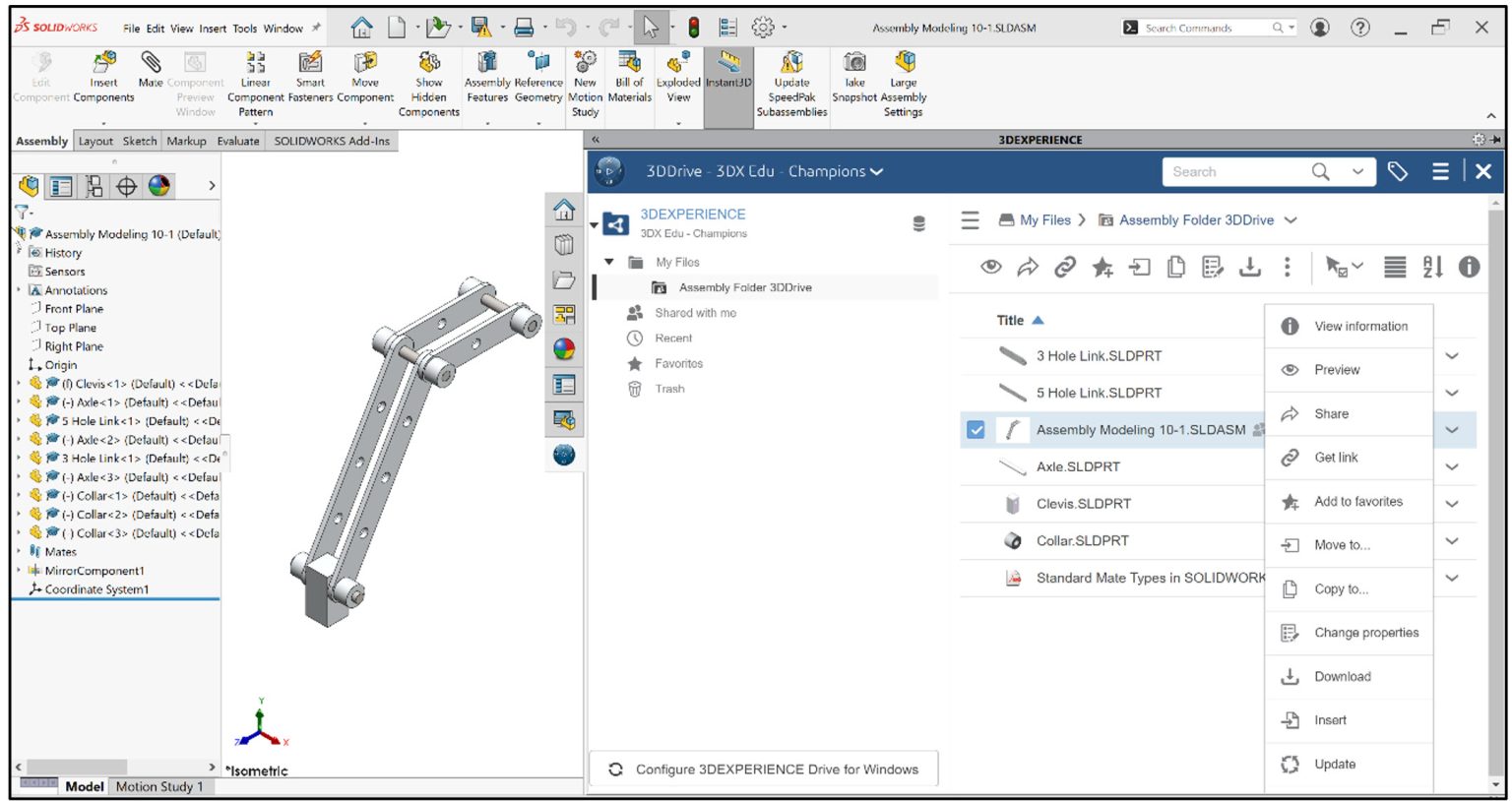3DEXPERIENCE Works Lesson 8: SOLIDWORKS and 3DDrive