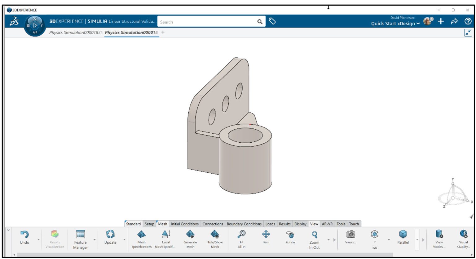 Analysis Lesson 2: SOLIDWORKS and 3DEXPERIENCE Simulation Linear Structural Validation Part1