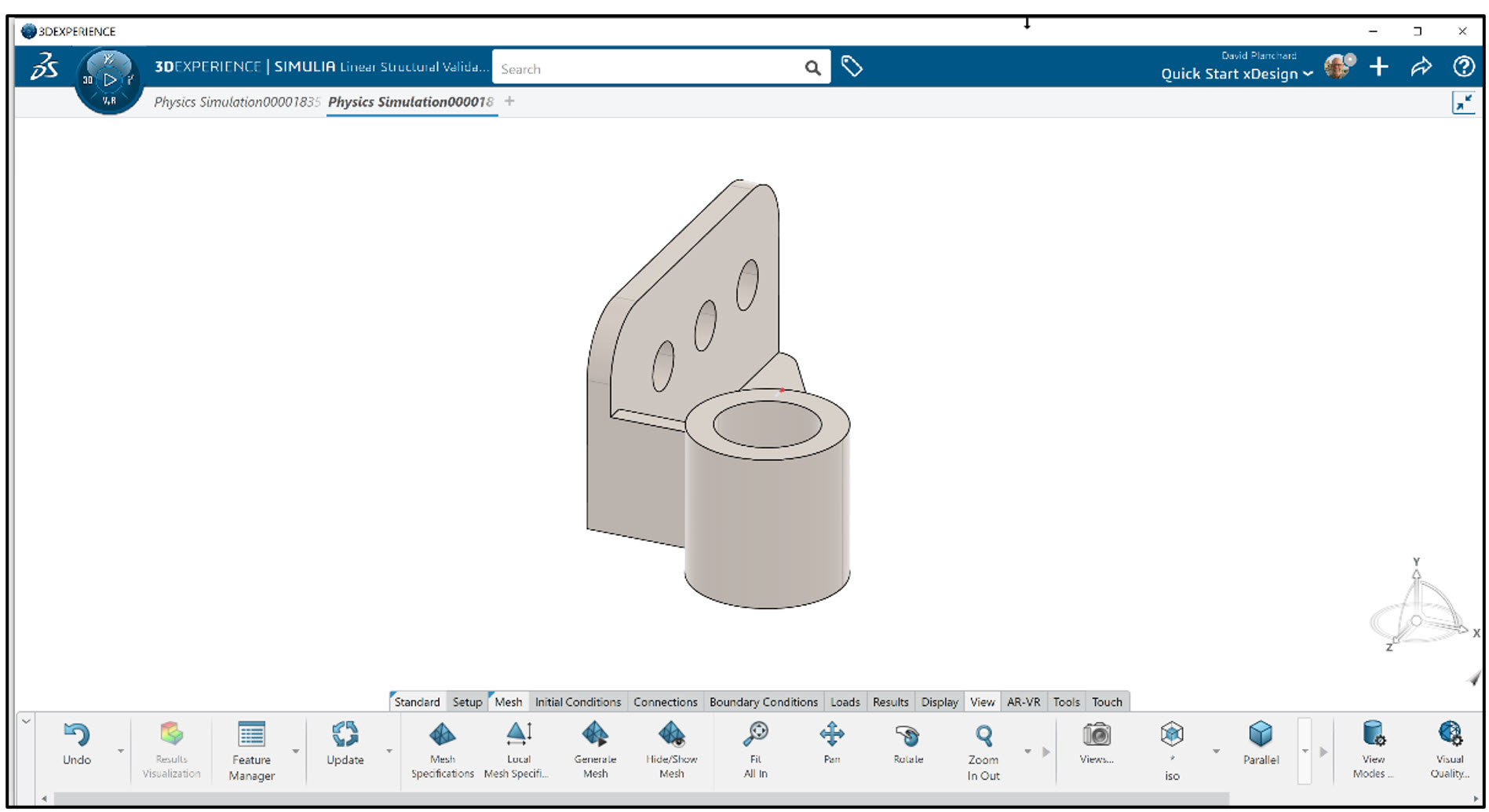 Analysis Lesson 2: SOLIDWORKS and 3DEXPERIENCE Simulation Linear Structural Validation Part1