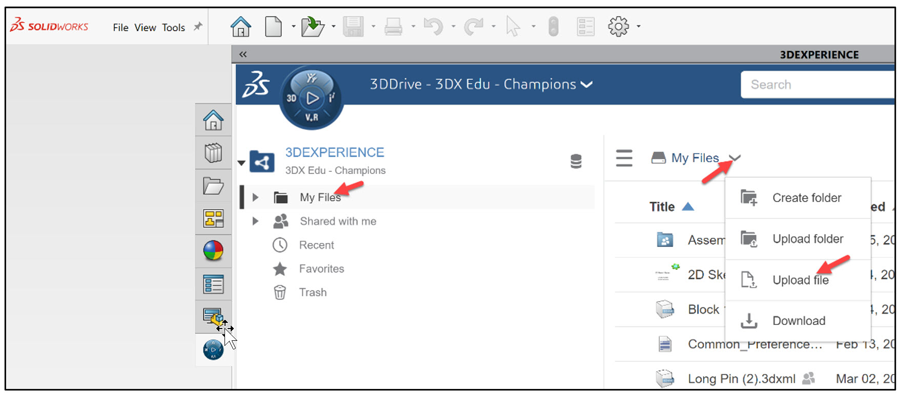 3DEXPERIENCE Works Lesson 8: SOLIDWORKS and 3DDrive