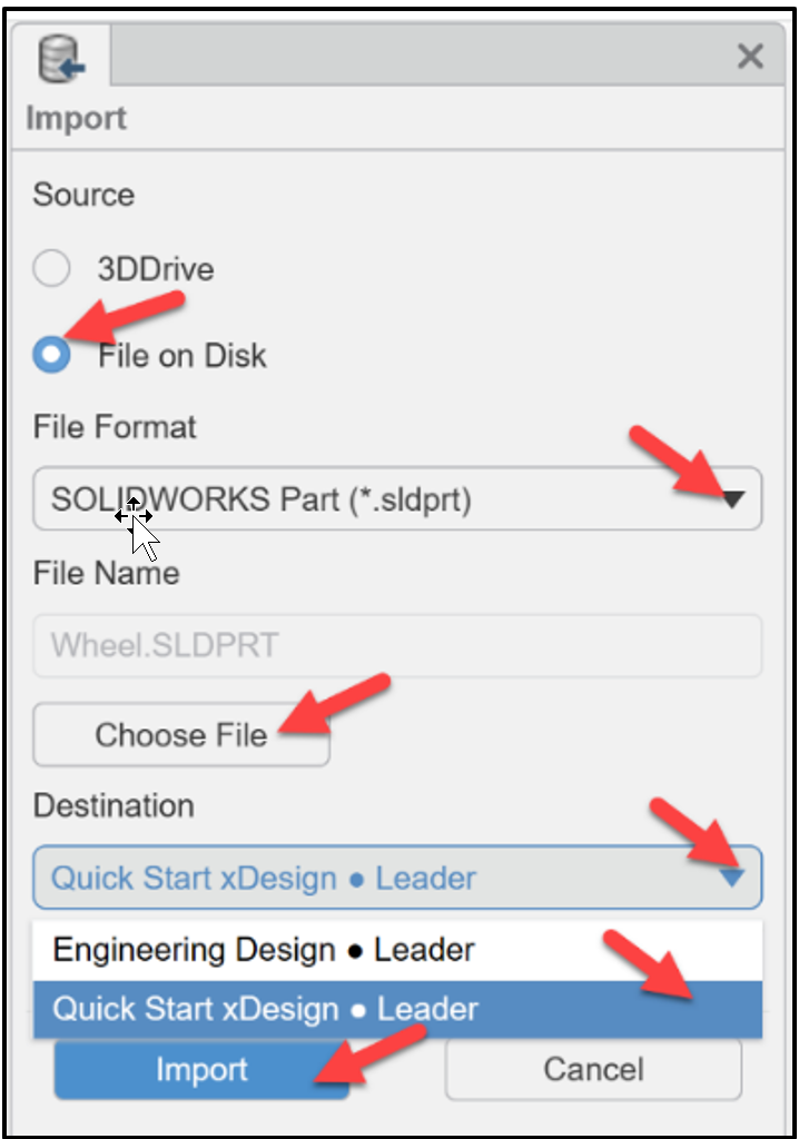 SOLIDWORKS xDesign Lesson #6: Importing Files and Using Bookmarks
