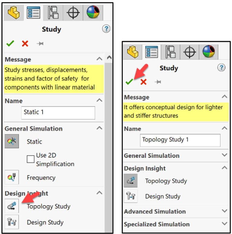 Lesson 3: SOLIDWORKS - Optimization Analysis using a Topology Study