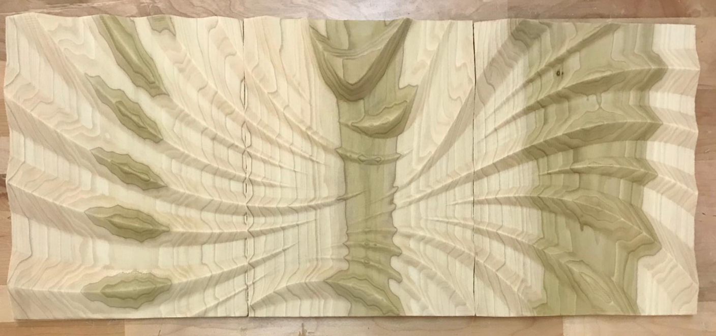 3 Part Artistic CNC Wall Hanging