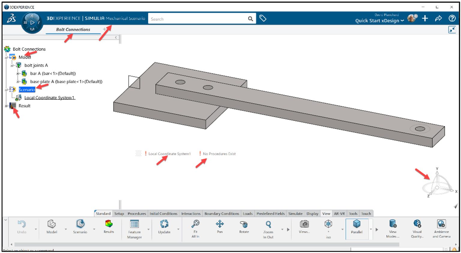 Analysis Lesson 6: SOLIDWORKS and 3DEXPERIENCE Simulation Mechanical Scenario Creation